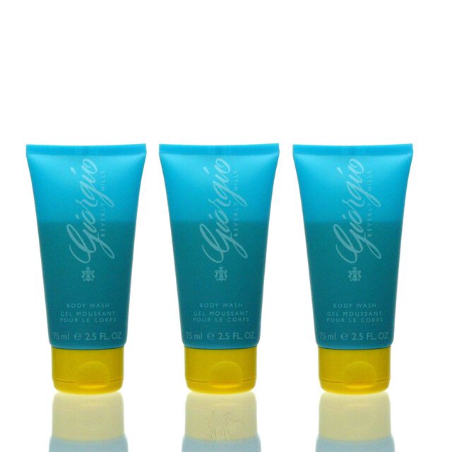 3x Giorgio Beverly Hills Giorgio Yellow Body Wash 75 ml = 225 ml | Redzilla
