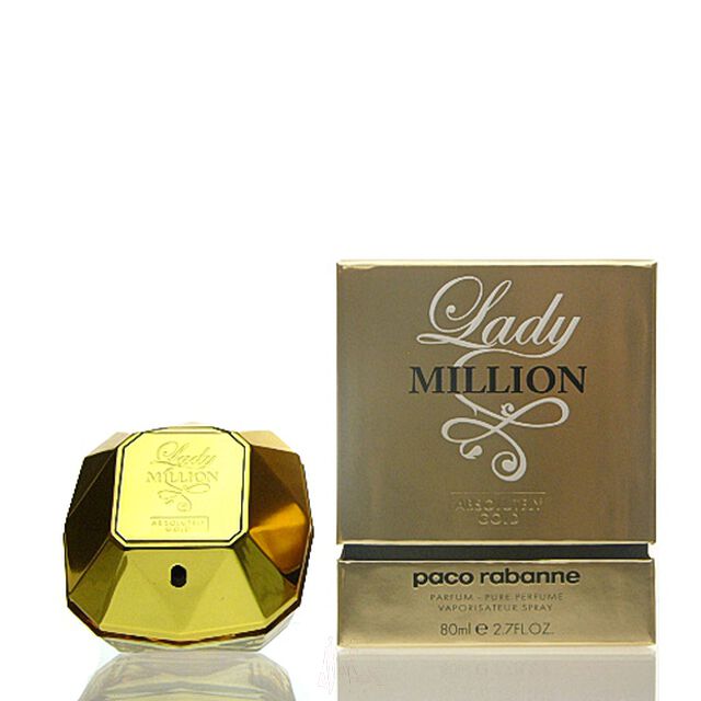 Paco Rabanne Lady Million Absolutely Gold Pure Parfum Spray 80 ml ...